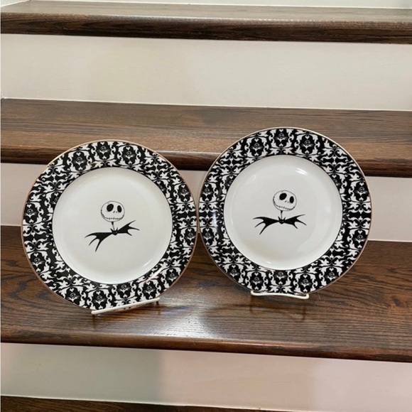 Disney | Dining | Jack Skellington Halloween Plate Set 2 New | Poshmark